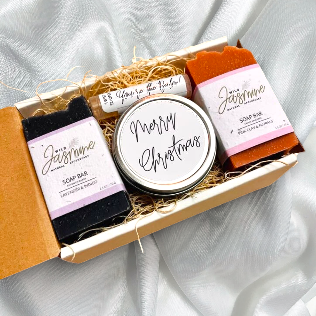 Holiday Soap Gift Box - Floral – Wild Jasmine Natural Apothecary